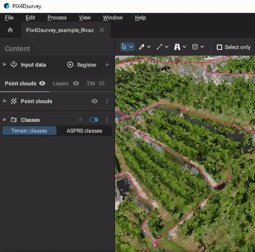 How to measure points, distances, areas, or volumes - PIX4Dsurvey